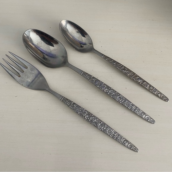 Authentic Original Vintage Style | Dining | Rose Garden Flatware | Poshmark